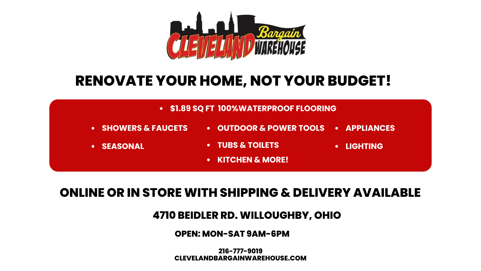 Cleveland Bargain Warehouse